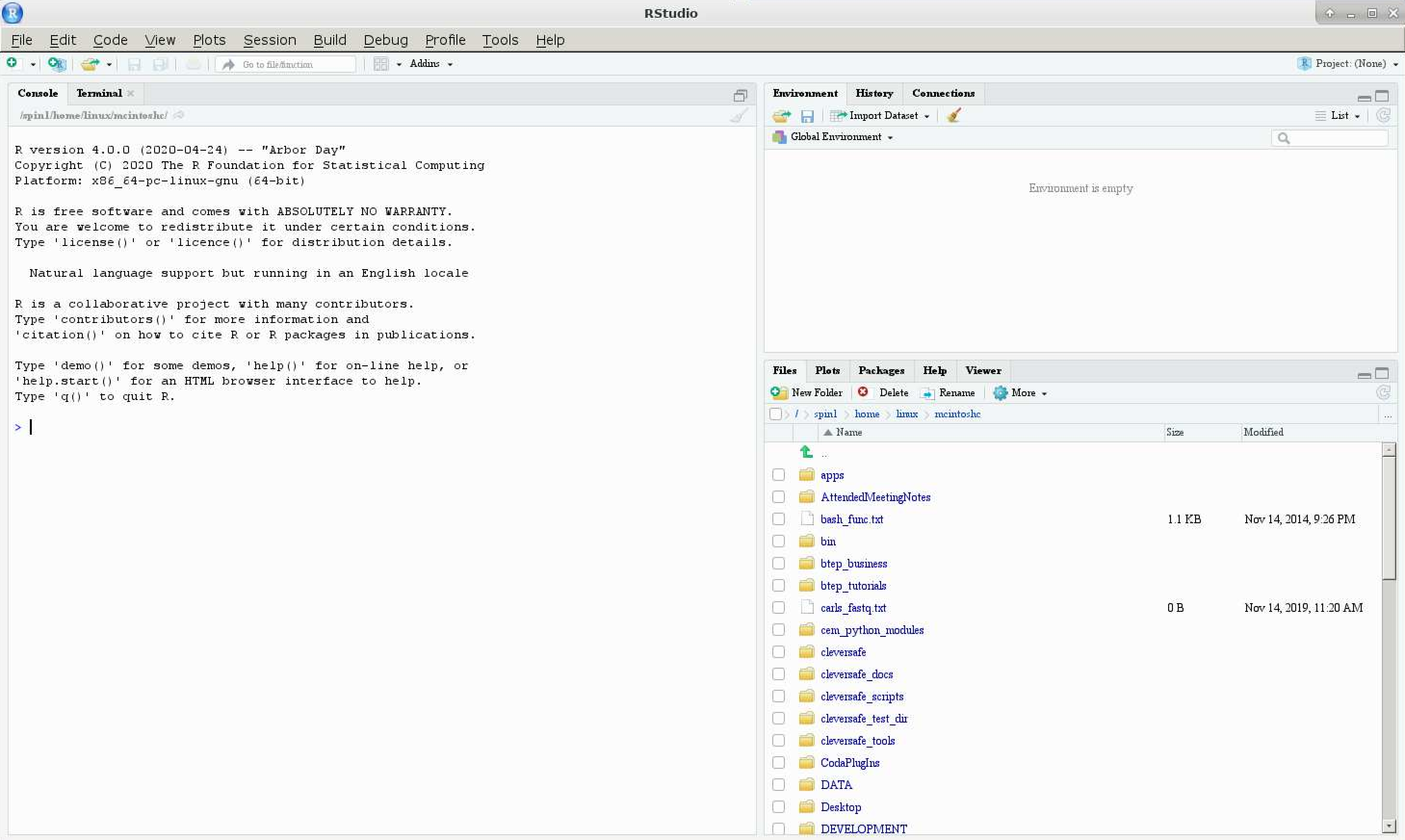 Running RStudio on Biowulf with NoMachine - R and RStudio